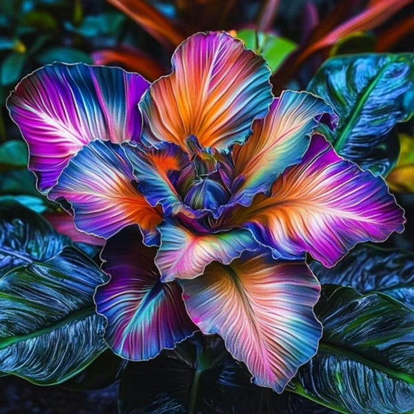 Purple Hosta Plant - Etsy