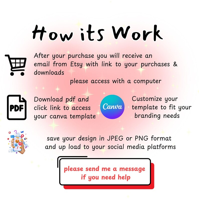 Theme Park Trip Reveal Ticket | Editable Canva Template (digital ...