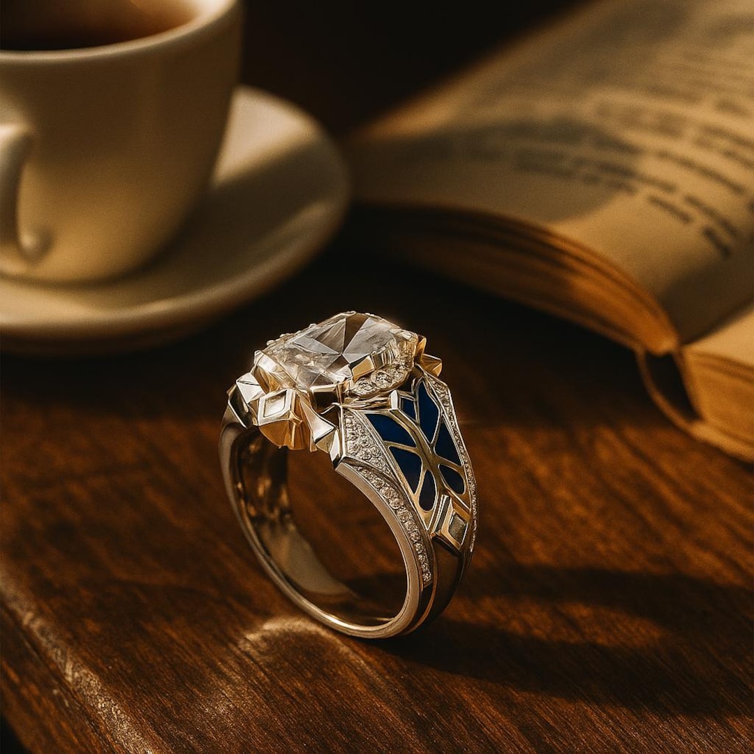 Saber Altria Pendragon Cosplay Ring Adjustable Gem Jewelry for Adults ...