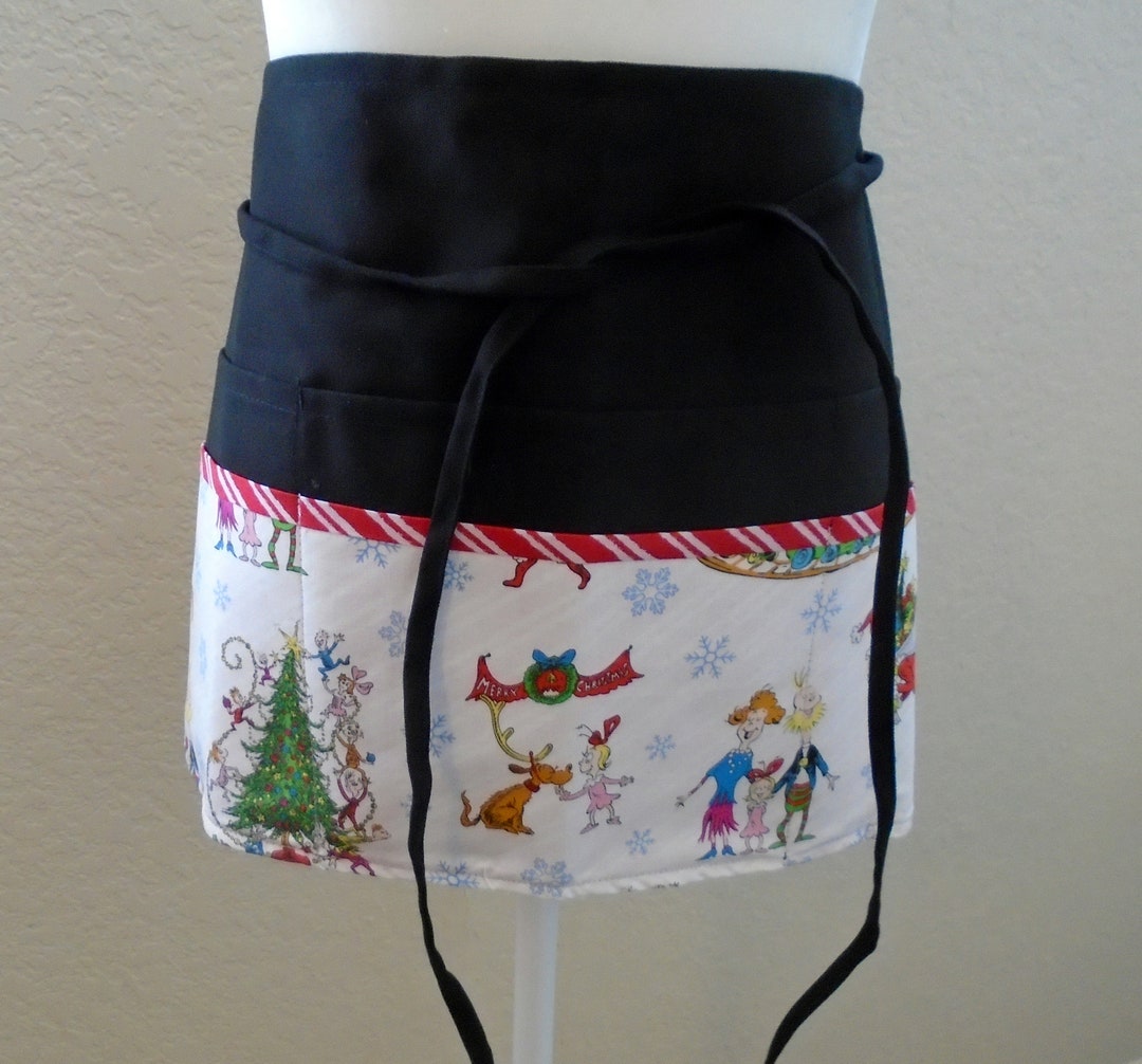 Merry Christmas Apron, Vendor/server/waitress/utility/teacher Apron ...