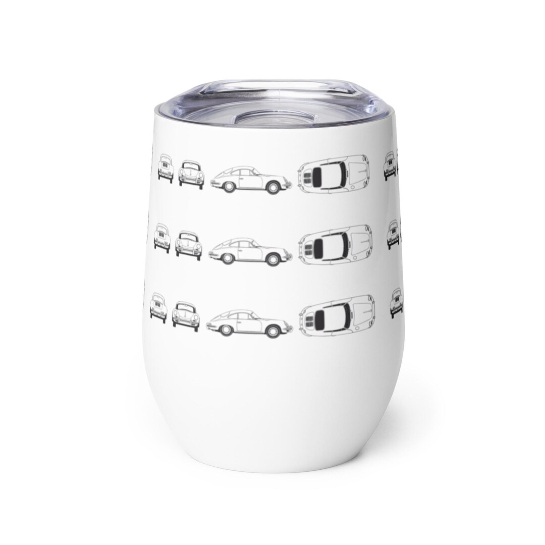 Vintage Porsche 356 Lover Wine Tumbler - Etsy