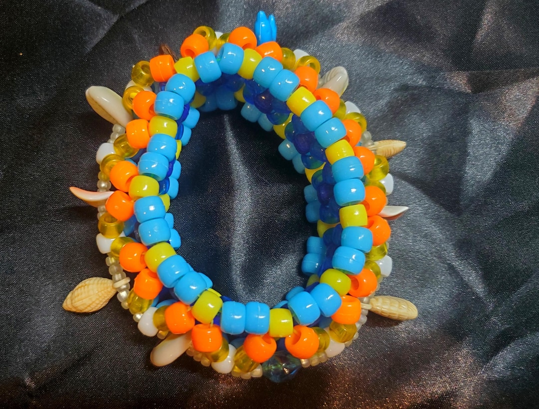 Ocean Theme Xbase Kandi Cuff Bracelet - Etsy