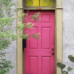 Pink Door Photo Canvas, or Print, Tucson Photo, Oversized Print ...