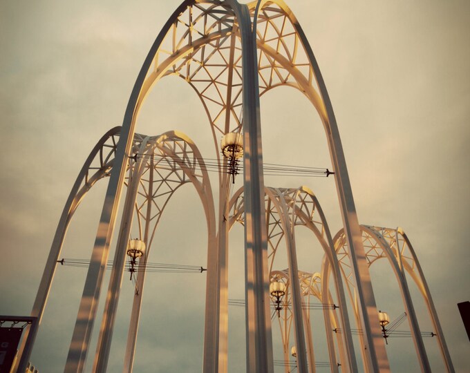 Seattle Pacific Science Center Arches Photo Seattle Print - Etsy