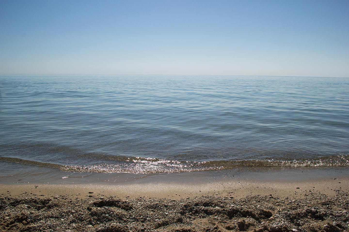 Beach Photo, Shoreline Print, Shoreline Canvas, Sparking Water Photo ...