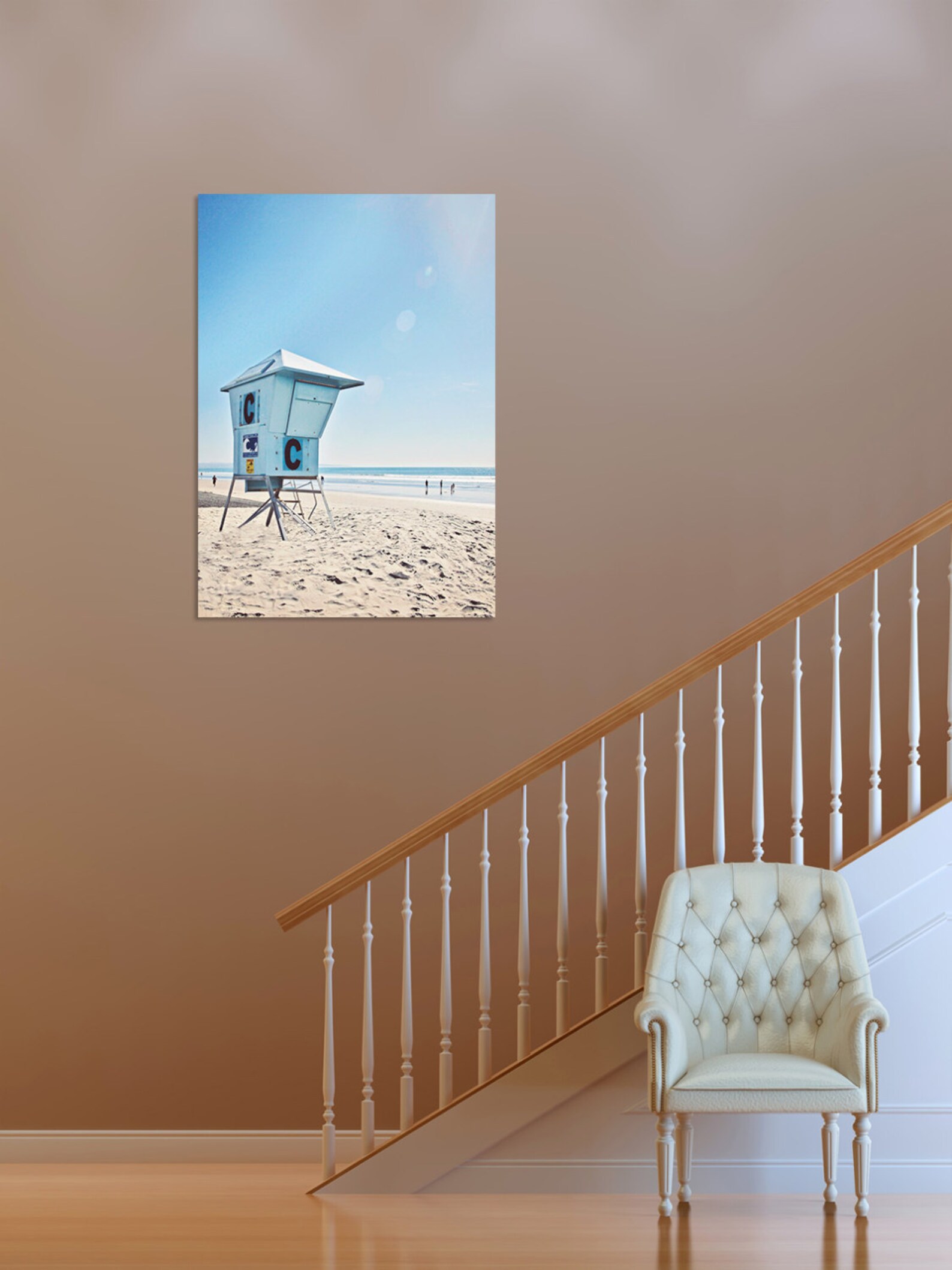 Lifeguard Stand Print, Lifeguard Stand Canvas, Oversized Art ...