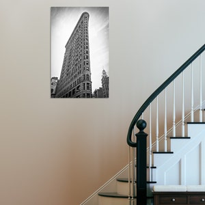 Flatiron Building Print, Flatiron Canvas, Black and White Flatiron, NYC ...
