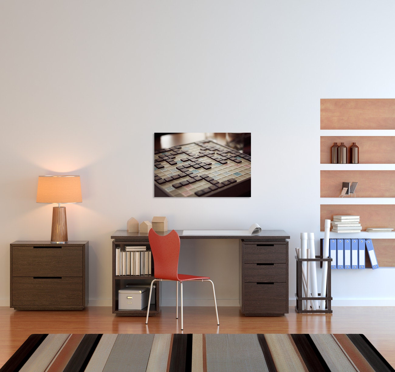 Scrabble Print, Scrabble Canvas, Scrabble Photo, Board Game Photo - Etsy