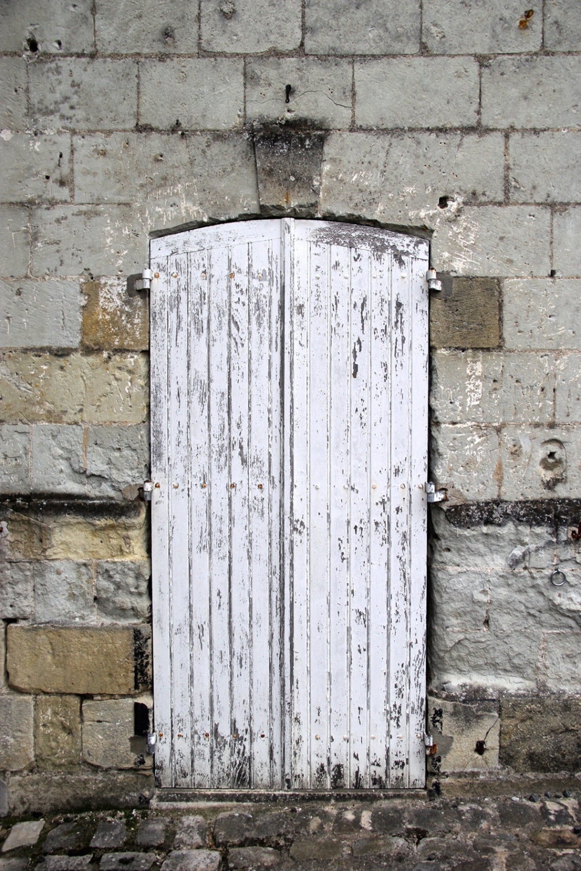 Distressed White Shutters Photo, Shutters Canvas, Shutters Print ...