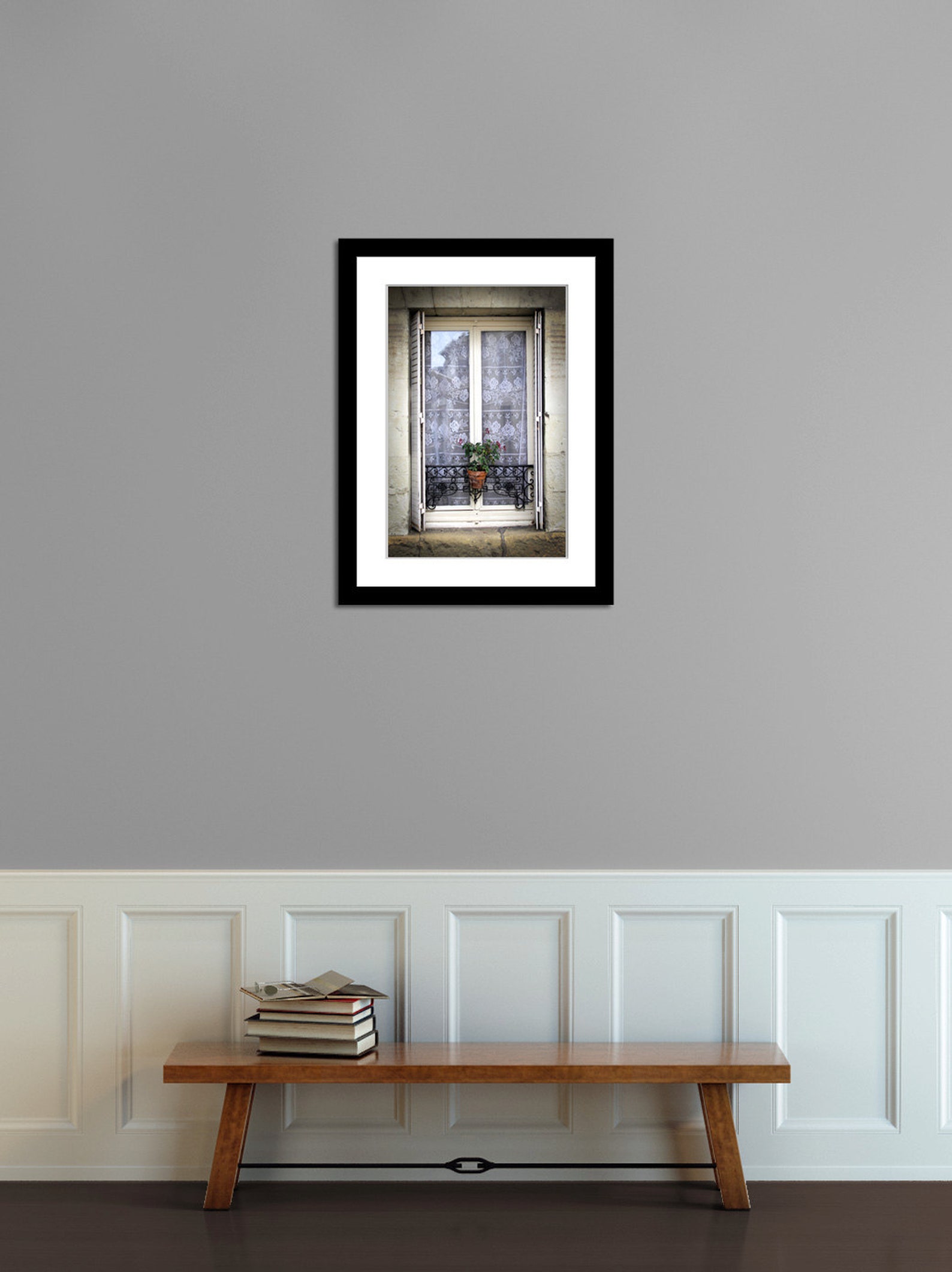 French Window Print, Paris Print, Paris Photo, French Window With Lace ...