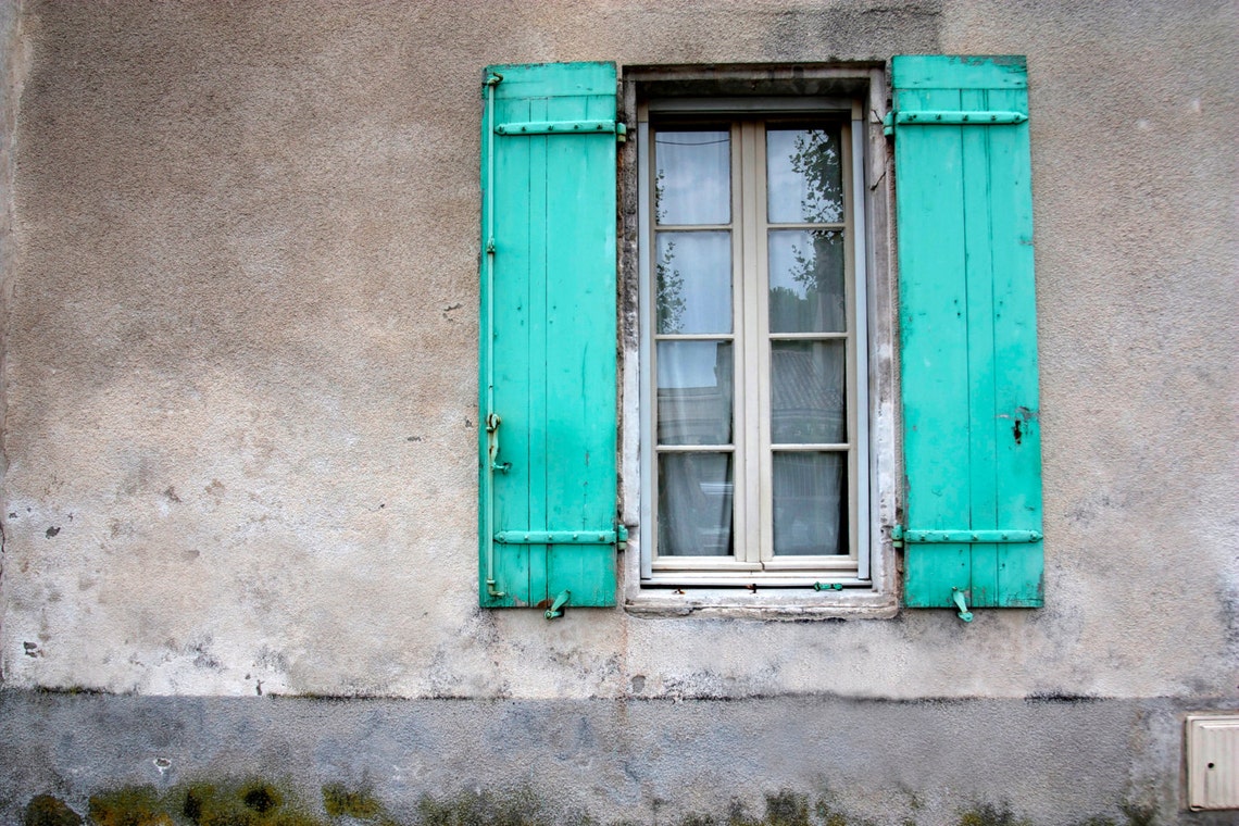 Window Shutters Photo, Shutters Print, Shutters Canvas, Distressed ...