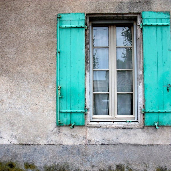 Turquoise Shutters - Etsy