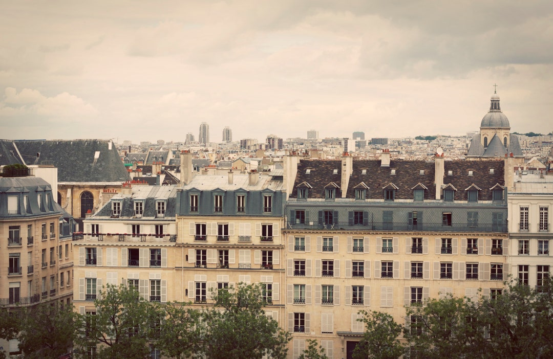 Paris Print Paris Canvas Paris Landscape Oversized Art - Etsy