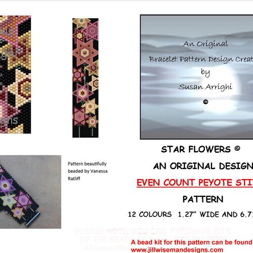 PLANETS ALIGNED Peyote Stitch Even Count Beading Pattern - Etsy