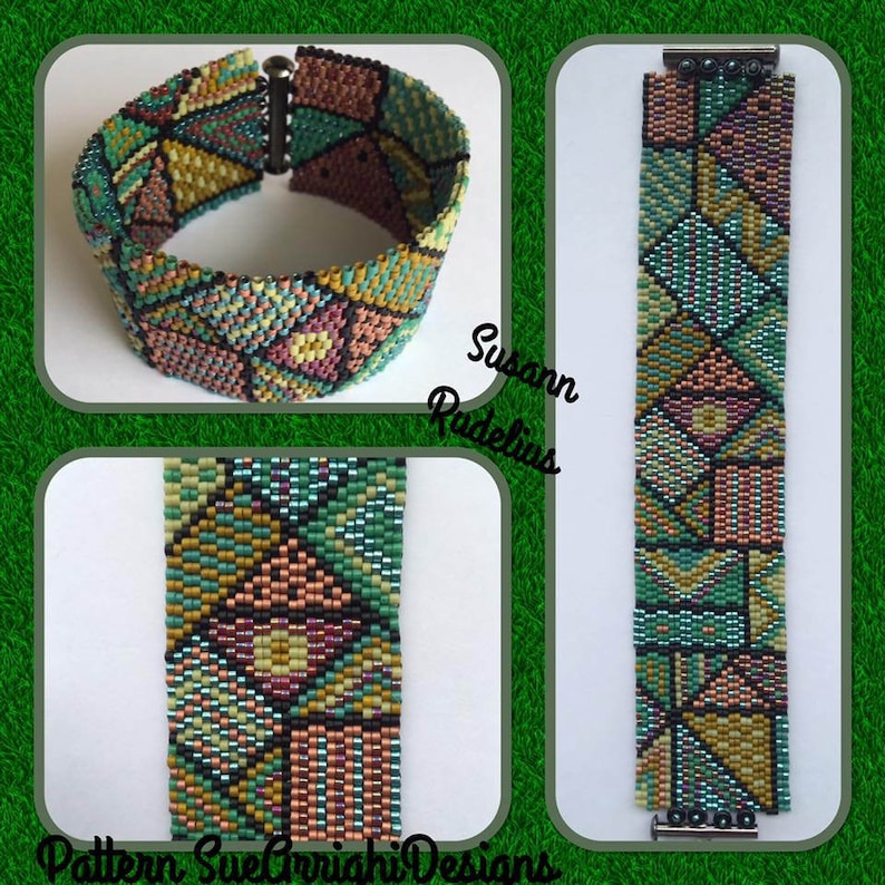 Two Drop - ONE - EVEN Count Peyote Stitch Beading Pattern - Etsy