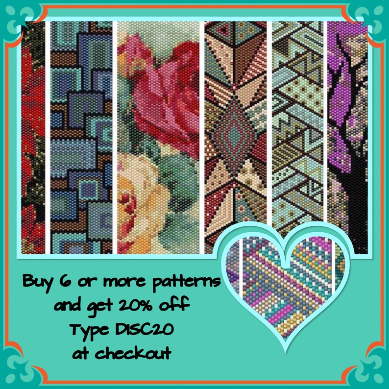 Diagonals 2 Peyote Stitch Even Count Beading Pattern - Etsy