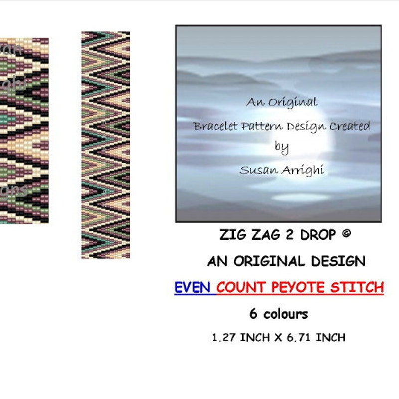 2 Drop Peyote Stitch - Etsy