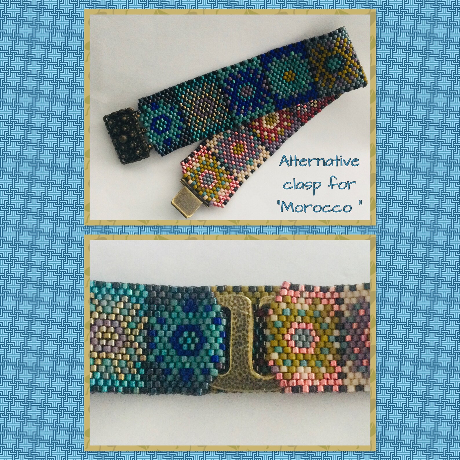 MOROCCO Peyote Stitch ODD Count Beading Pattern - Etsy