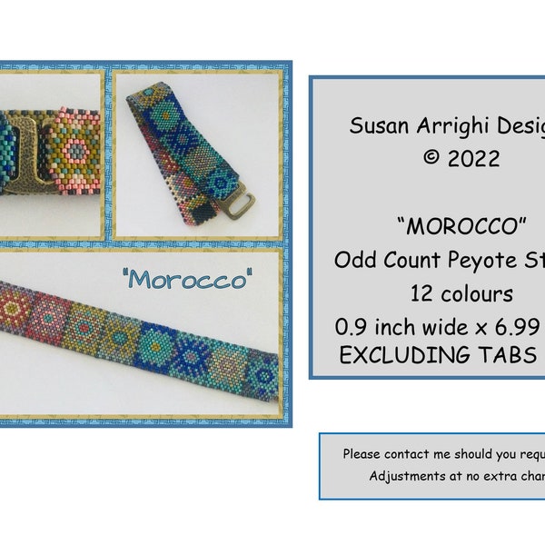 Peyote Bead Pattern - Etsy