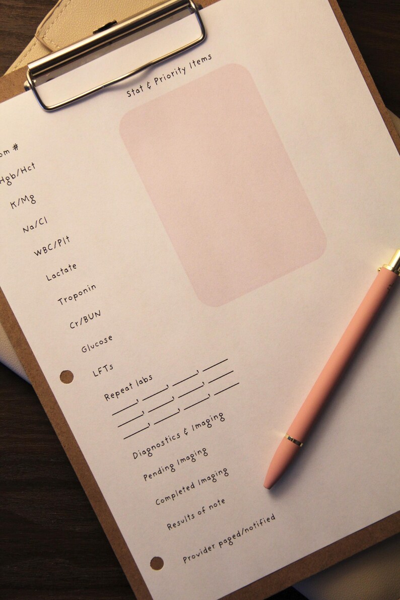 Labs & Diagnostics Follow-up Sheet | Nursing Printable | Patient Results Tracker | RN Workflow ...