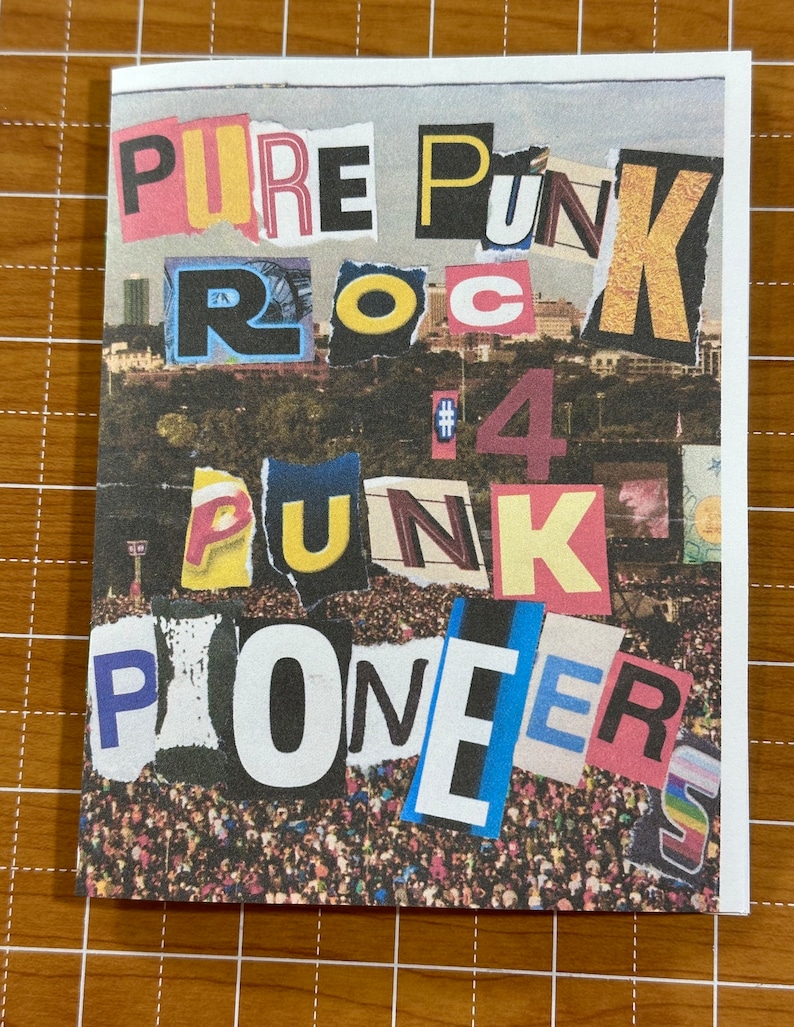 Pure Punk Rock #4 Punk Rock Collage Zine - Etsy