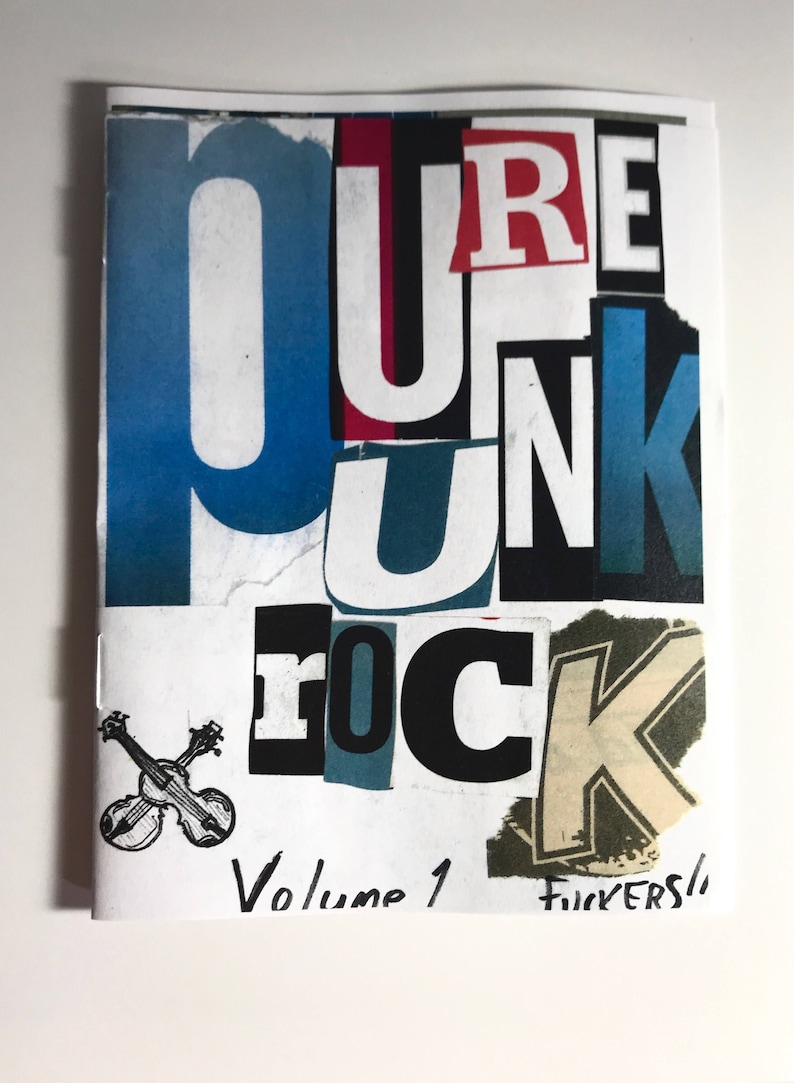 Pure Punk Rock #1: Punk Collage Zine - Etsy