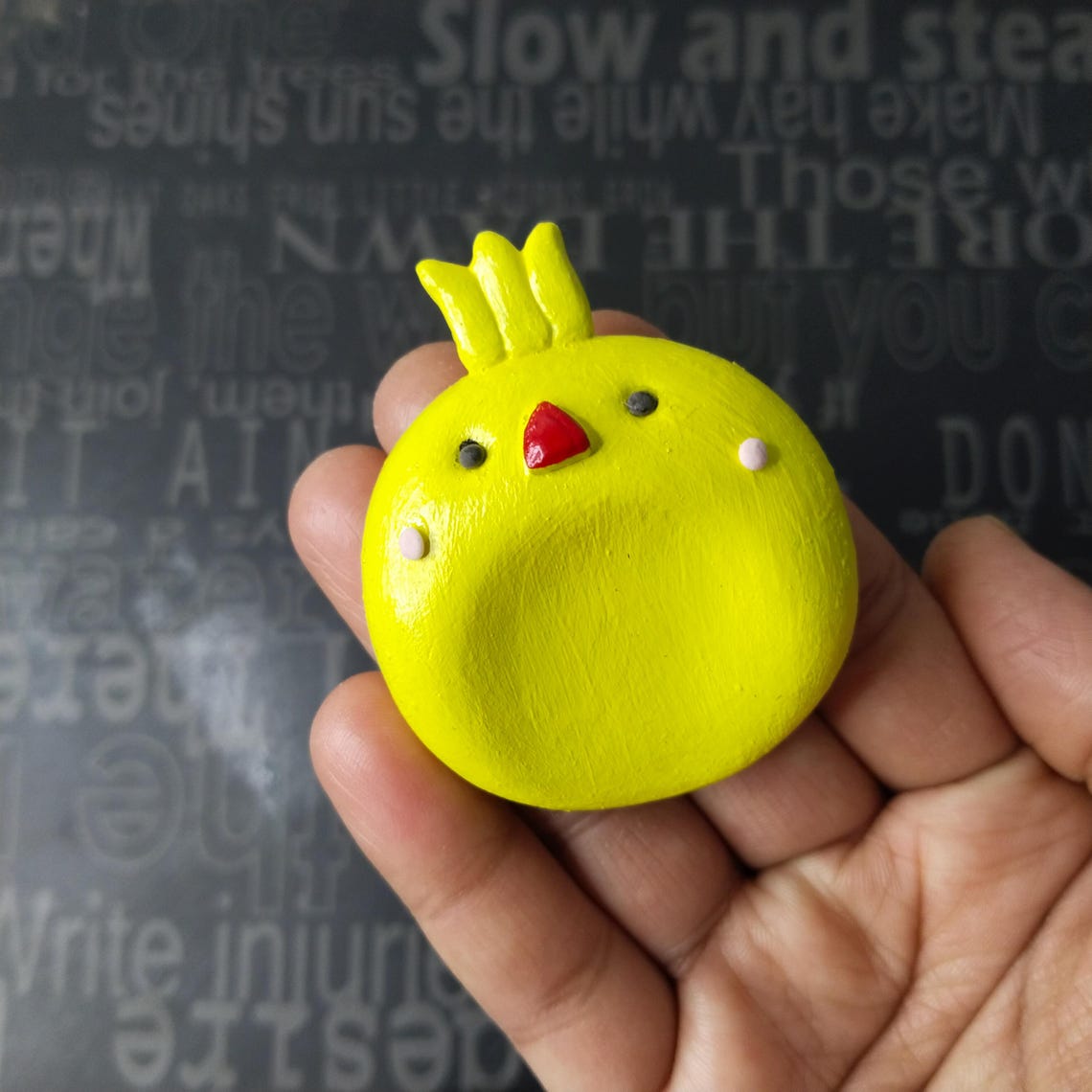 Handmade Animal Worry Stones, Clay Fidget Stones for Stress Relief ...