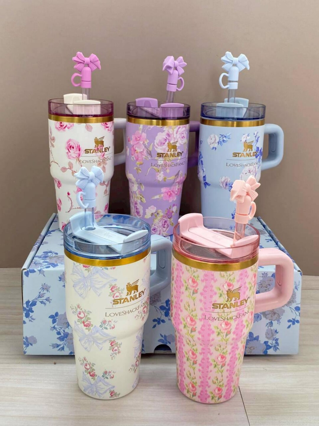 STANLEY X Loveshackfancy Quencher 20oz Floral Insulated Tumbler With ...