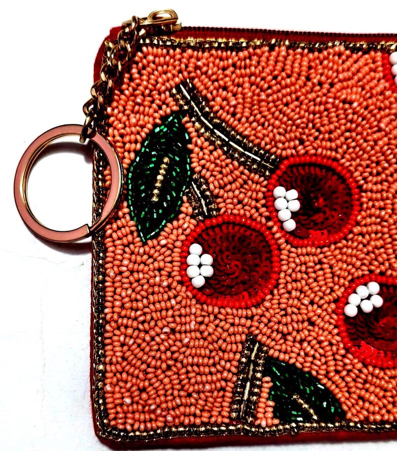 Beaded Coin Pouchbag – Colorful Boho Statement Purse for Vacation ...