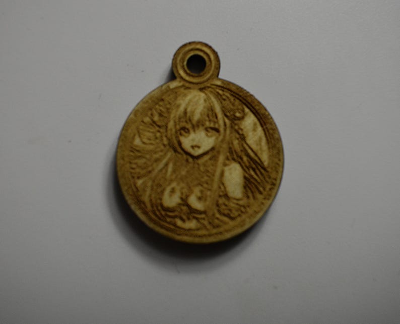 Custom Engraved Anime Keychain • Laser Cut Acrylic Otaku Gift - Etsy
