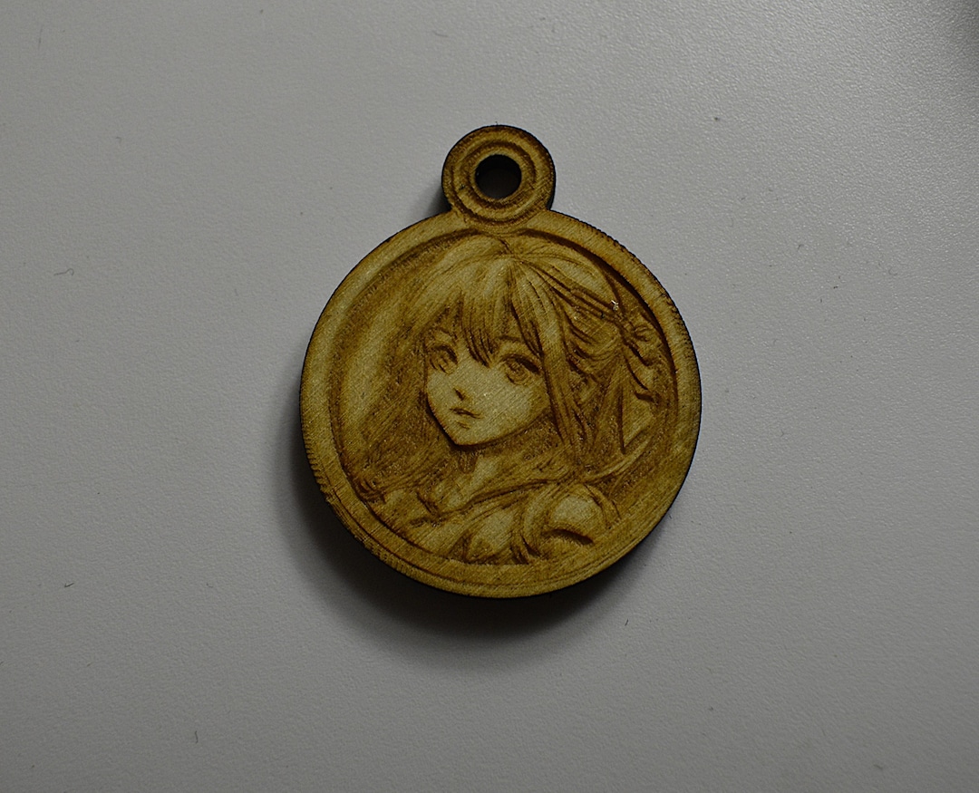 Custom Engraved Anime Keychain • Laser Cut Acrylic Otaku Gift - Etsy