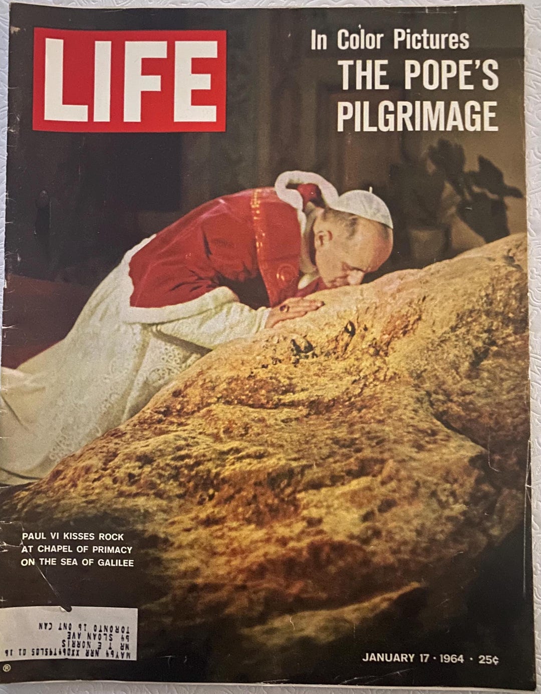 1964 Life Magazine the Pope's Pilgrimage - Etsy
