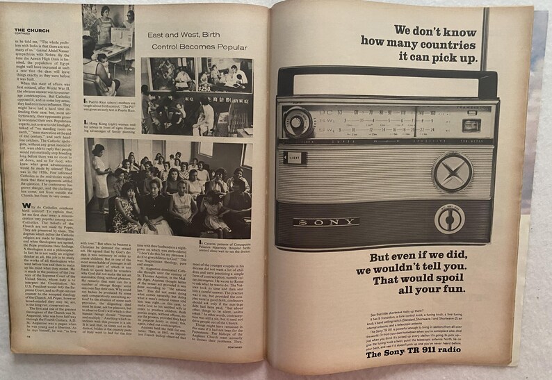 1965 Life International Magazine – Special Double Issue: the Mid-60’s ...