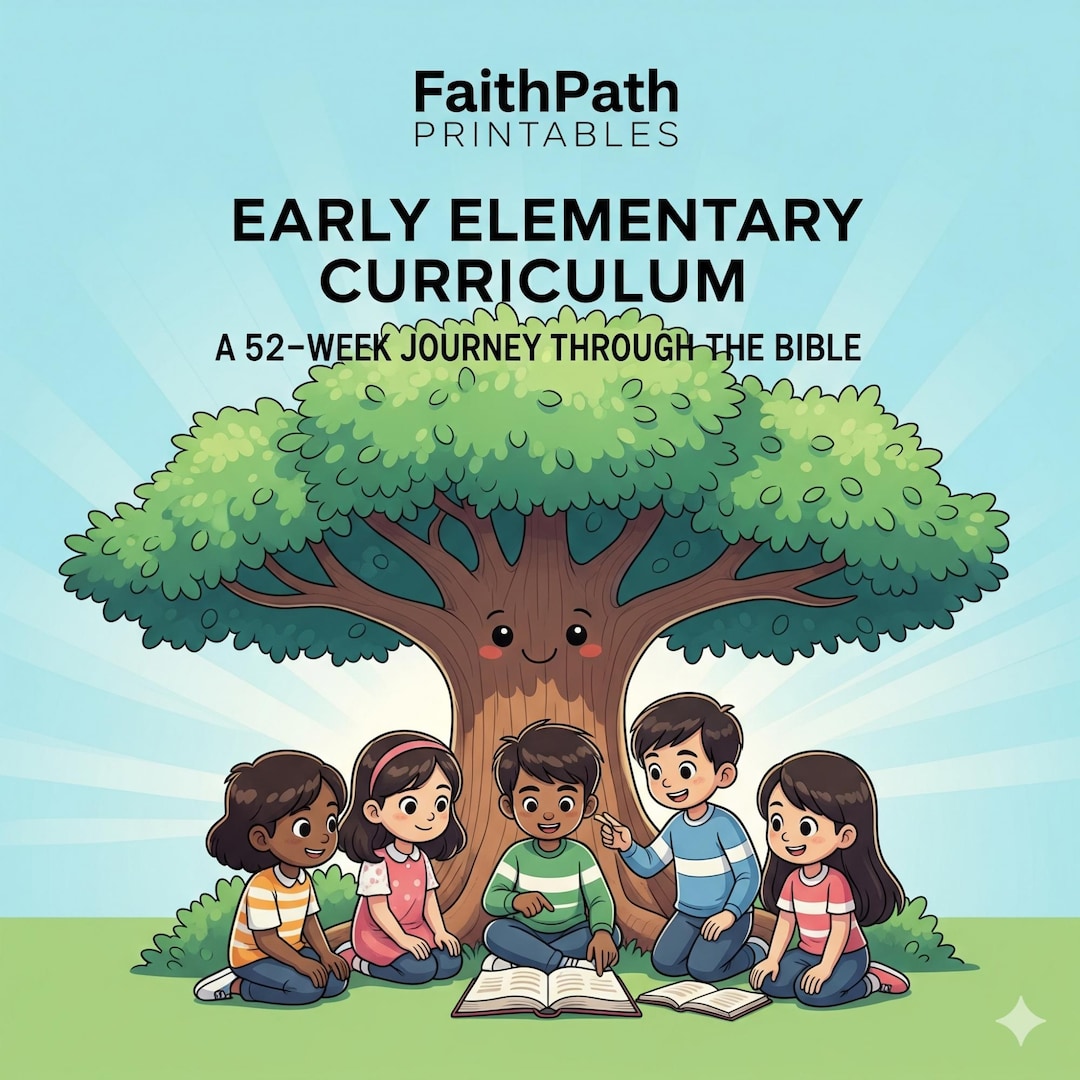 Early Elementary Sunday School Curriculum & Activities: 52-week Bible ...