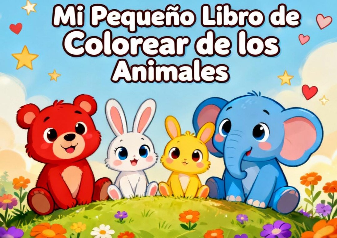 Mi Pequeño Libro De Colorear De Los Animales - Etsy