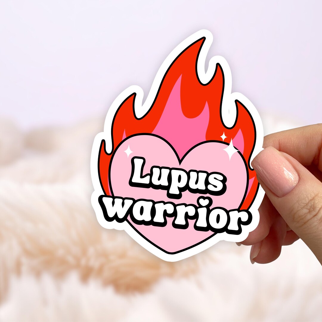 Lupus Sticker Warrior · Spoonie Sticker · Disability Pride · Chronic ...