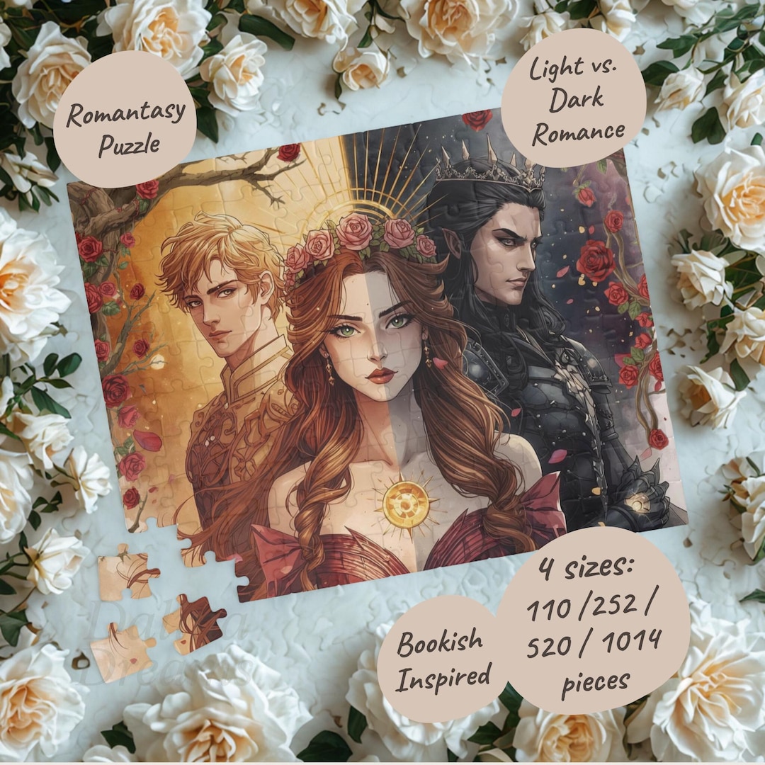 Romantasy Puzzle – Light Vs Dark Love Triangle, Sun King, Nightshade ...