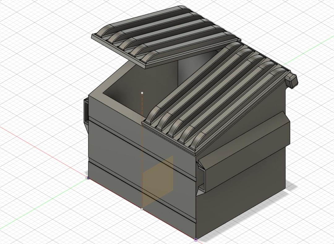 3D Printable Dumpster STL File. - Etsy
