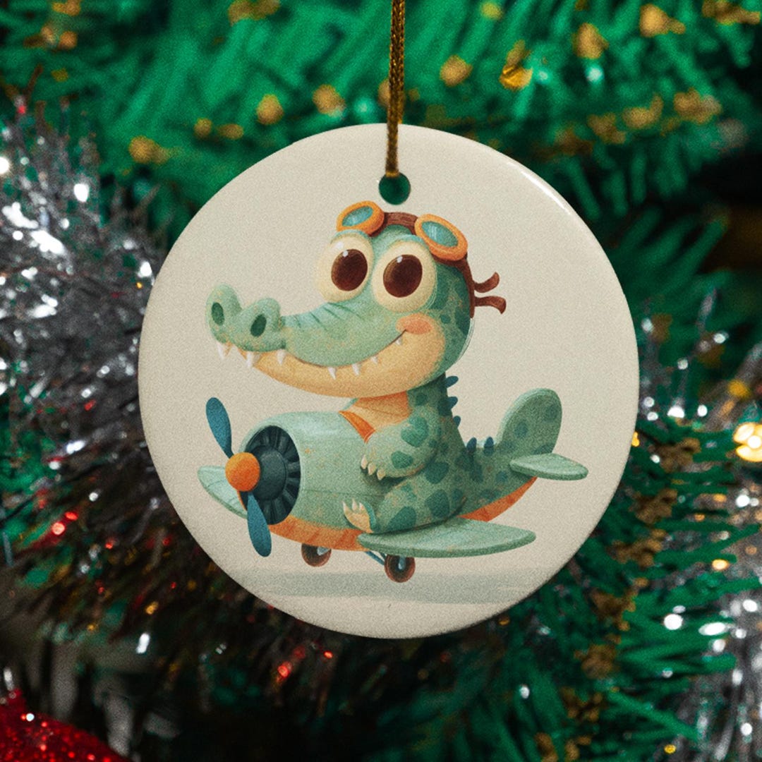 Baby Bombardino Crocodilo Fun Ornament, Italian Brainrots Humorous Joke ...