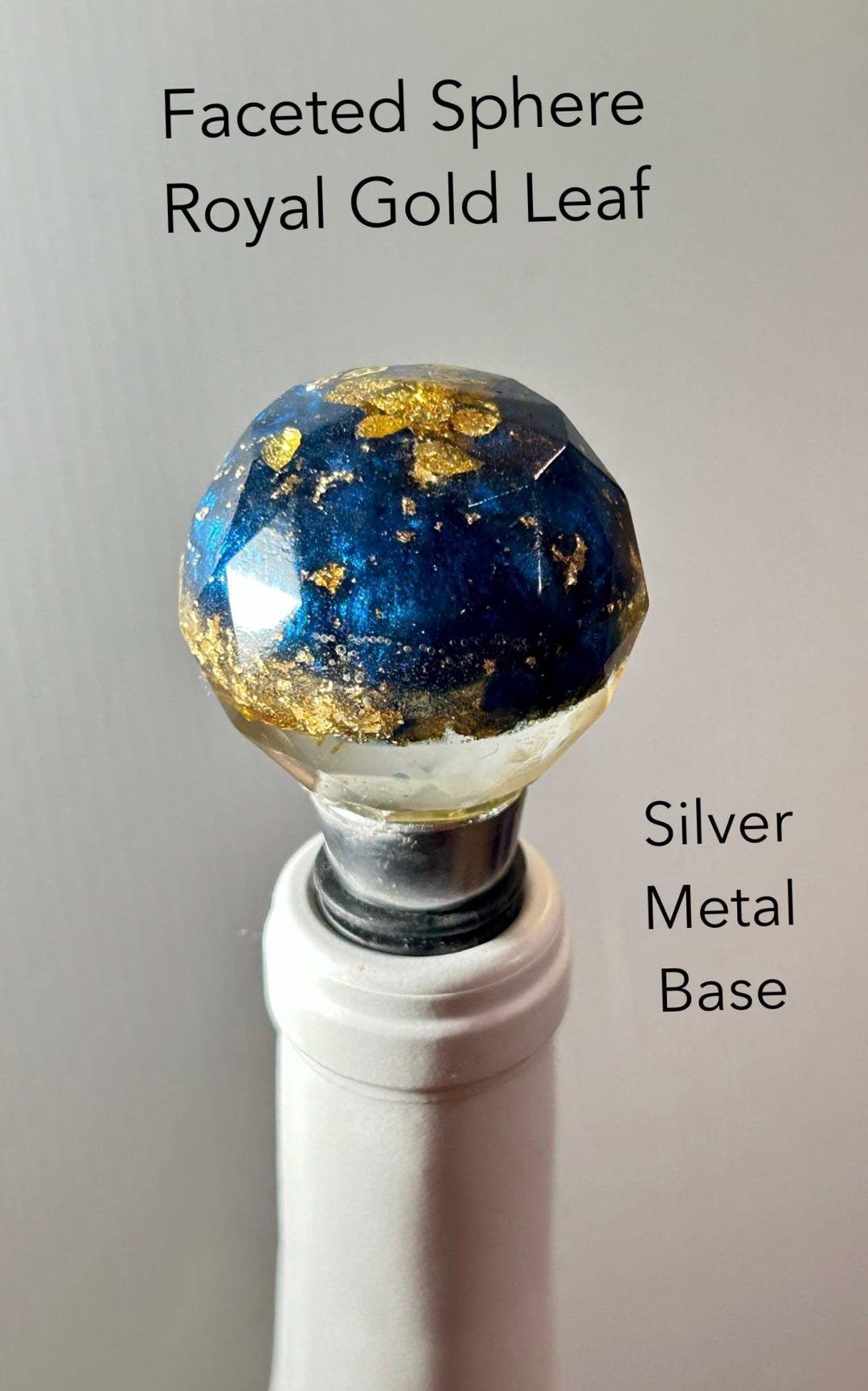 Handmade Bottle Stoppers | One of a Kind Epoxy Stopper | Gift for Wine ...