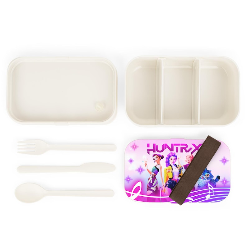 K-pop Demon Hunters Bento Lunch Box | Huntrix Lunchbox | Kids Anime ...