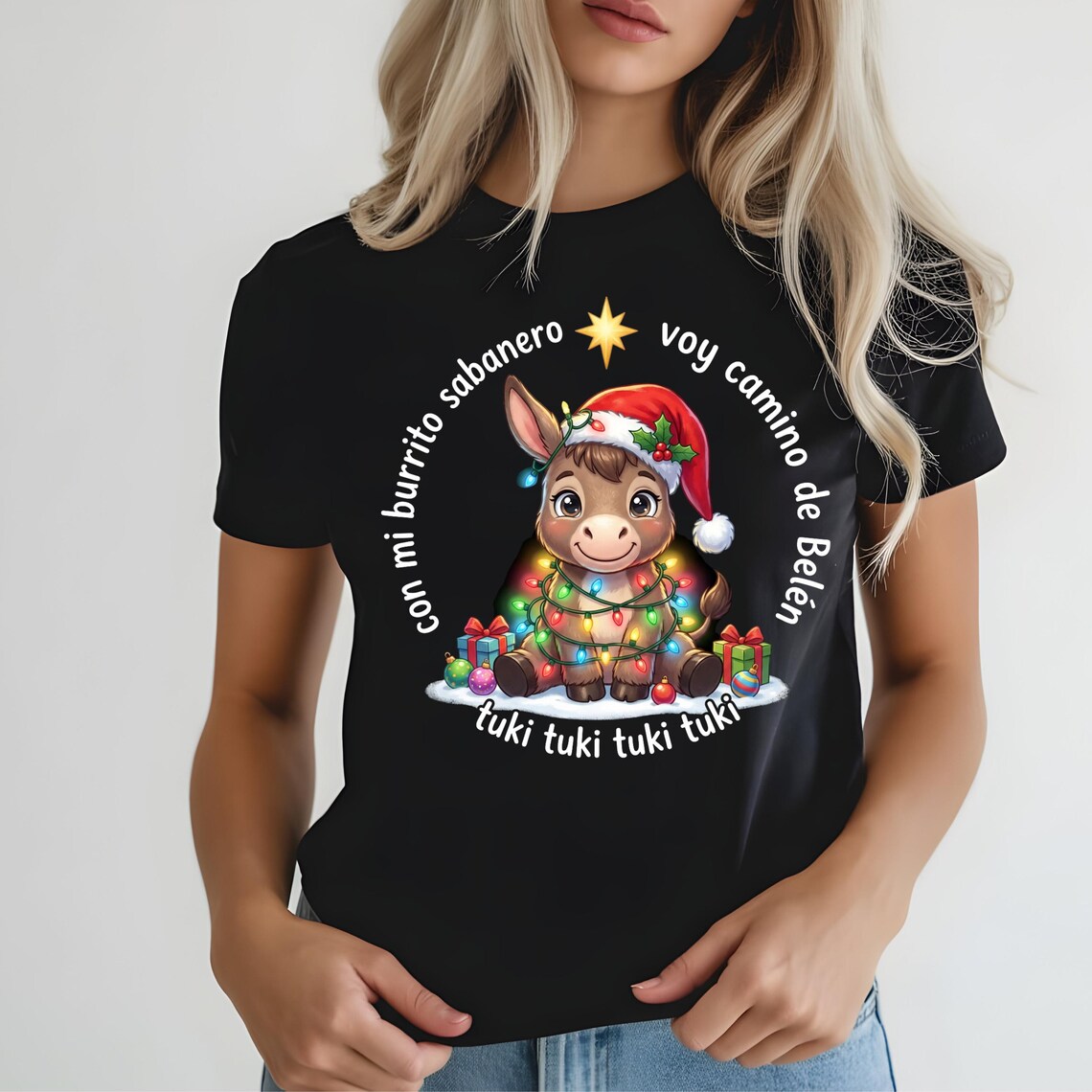 Burrito Sabanero Christmas PNG, Latin Holiday Donkey (digital Download ...