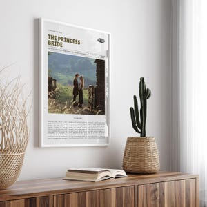 The Princess Bride, Rob Reiner, Retro Movie Poster, Custom Movie Poster ...