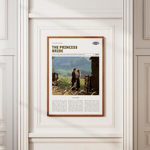 The Princess Bride, Rob Reiner, Retro Movie Poster, Custom Movie Poster ...