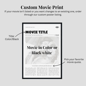 The Princess Bride, Rob Reiner, Retro Movie Poster, Custom Movie Poster ...