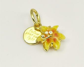 Pandora Tangled Sundrop Flower Glow-in-the-dark Charm - Etsy