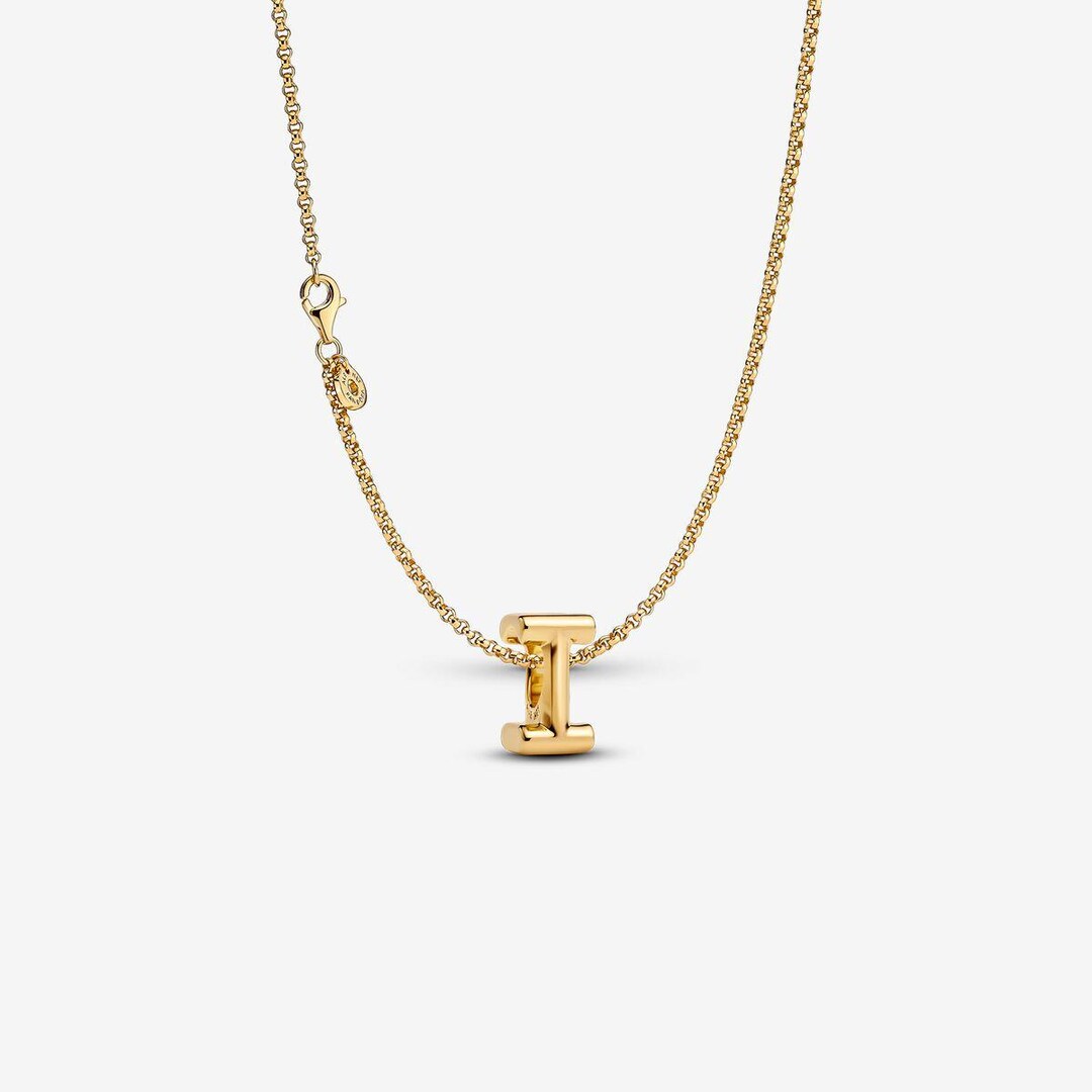 Pandora Letter I Charm Necklace - Etsy