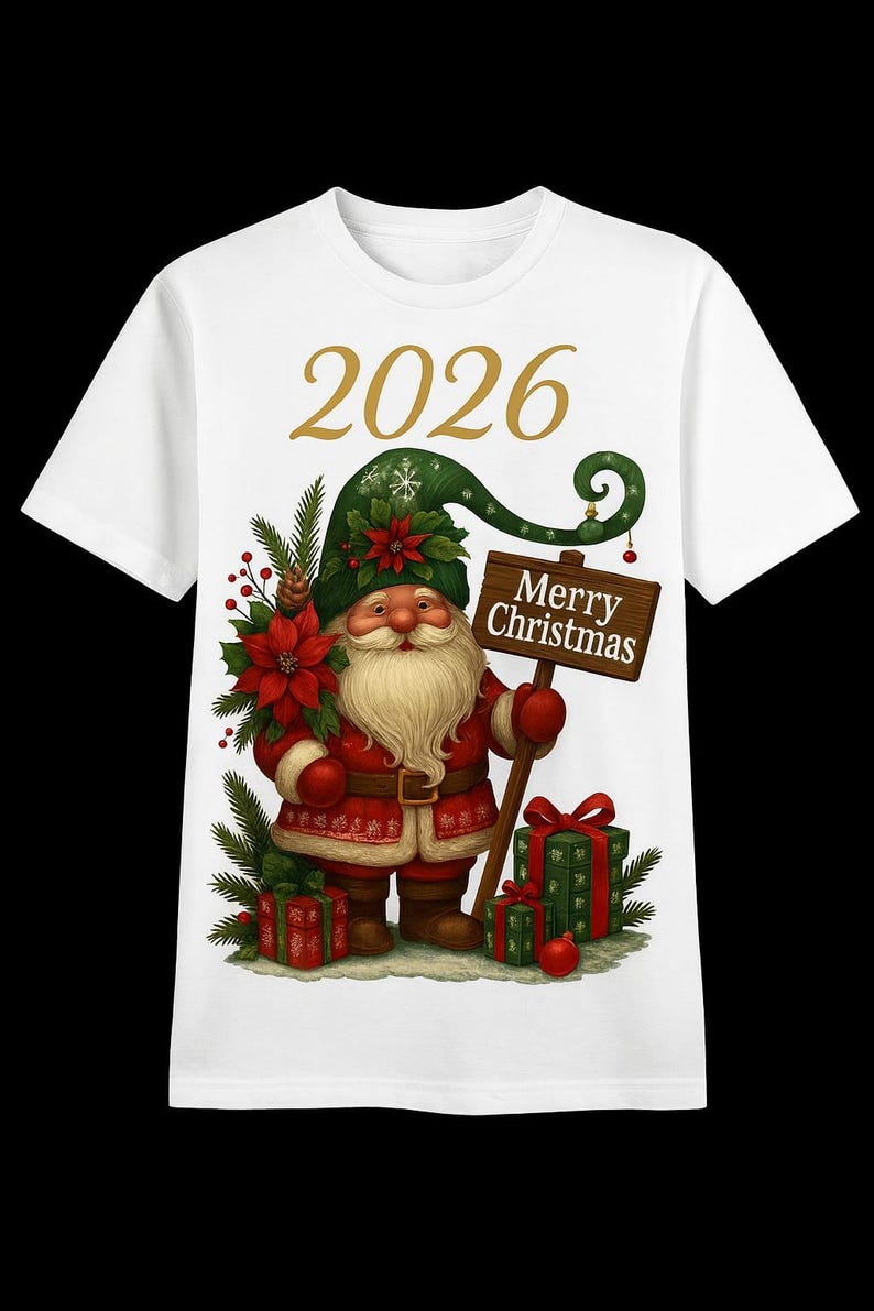 2026 Christmas Elf PNG, Happy New Year Clipart, Holiday Sticker ...