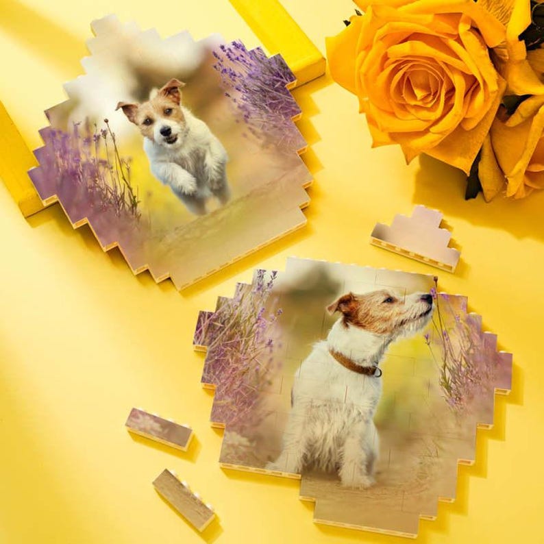 Custom Photo Block Building Bricks – Personalized Pentagon Shape ...