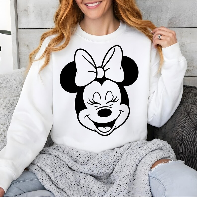 Minnie Mouse Head SVG Bundle, Cricut & Silhouette Files - Etsy